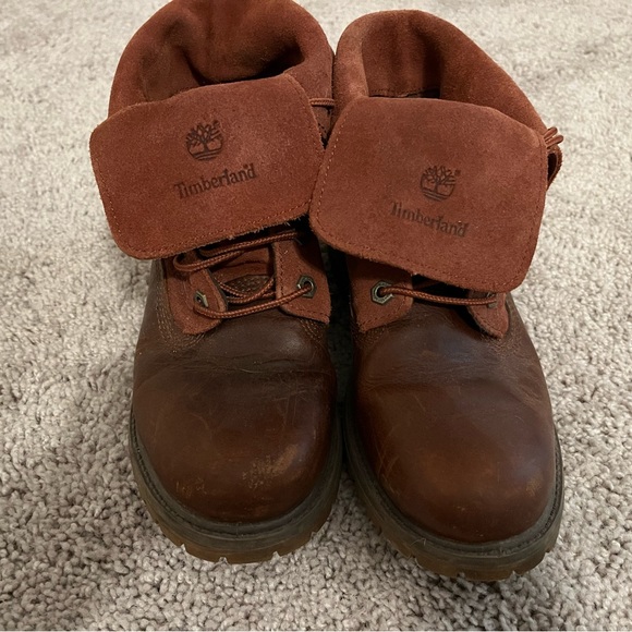 Timberland | Shoes | Womens Timberland Roll Down Boots Rust Color ...